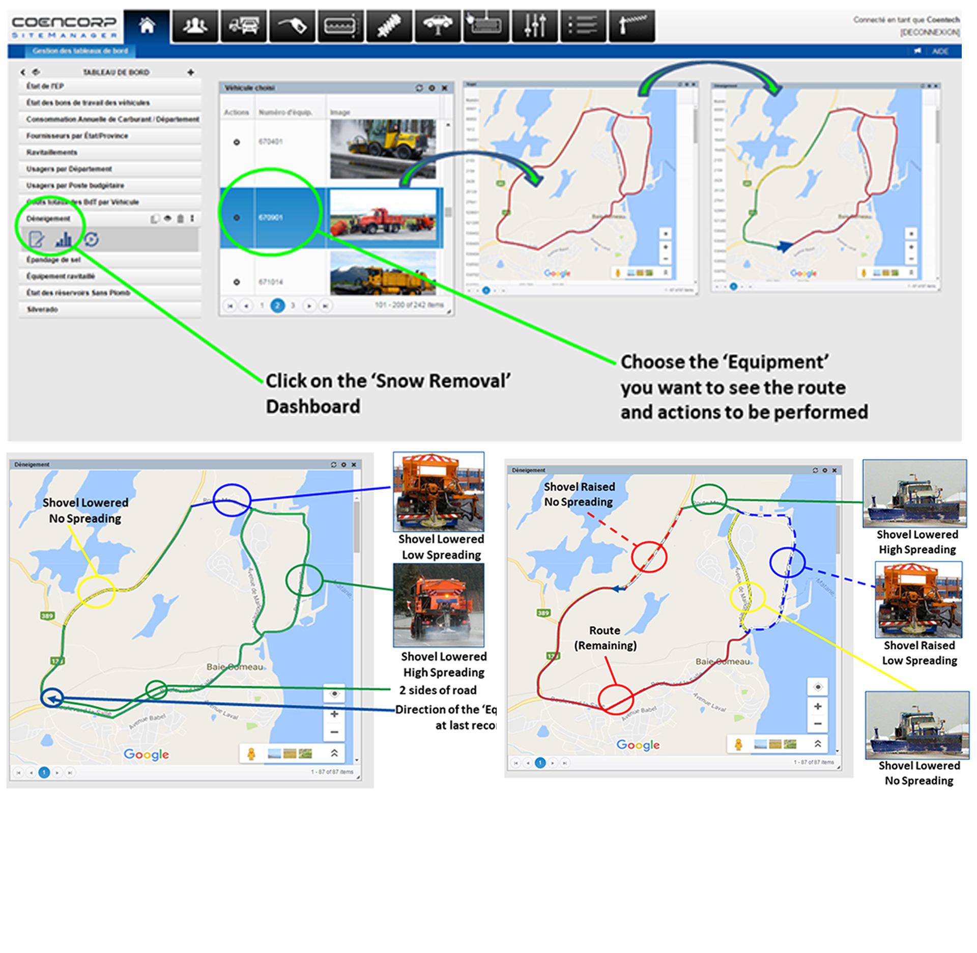 Municipal Snow Removal Operations - Coencorp SM2 Fleet Management